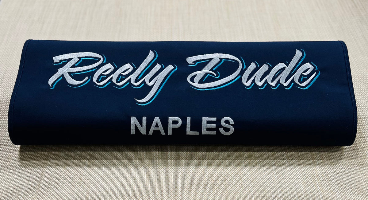 Custom 30"W X 36"L SUNBRELLA Canvas Gunwale Boarding Mat | Matworks