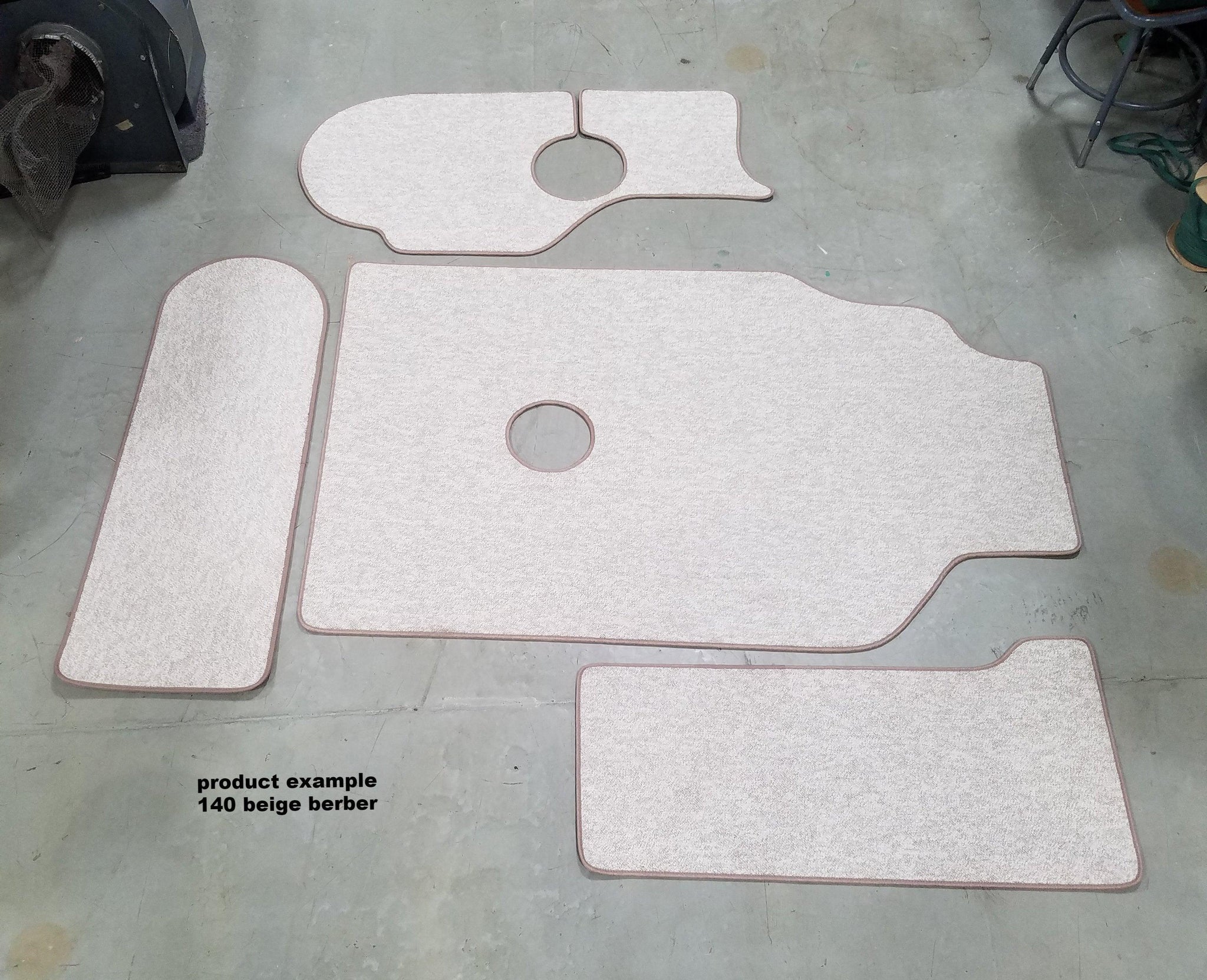 Rinker Snap-In Boat Cockpit Carpet Set Replacement | Matworks