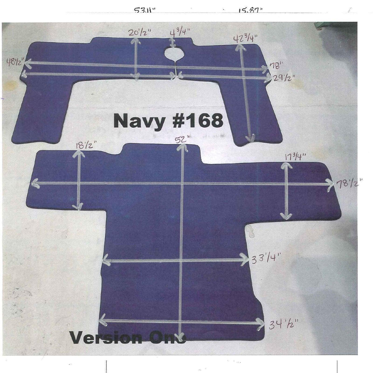 2000-2005 Sea Ray 225 Weekender Snap in Boat Carpet | Matworks