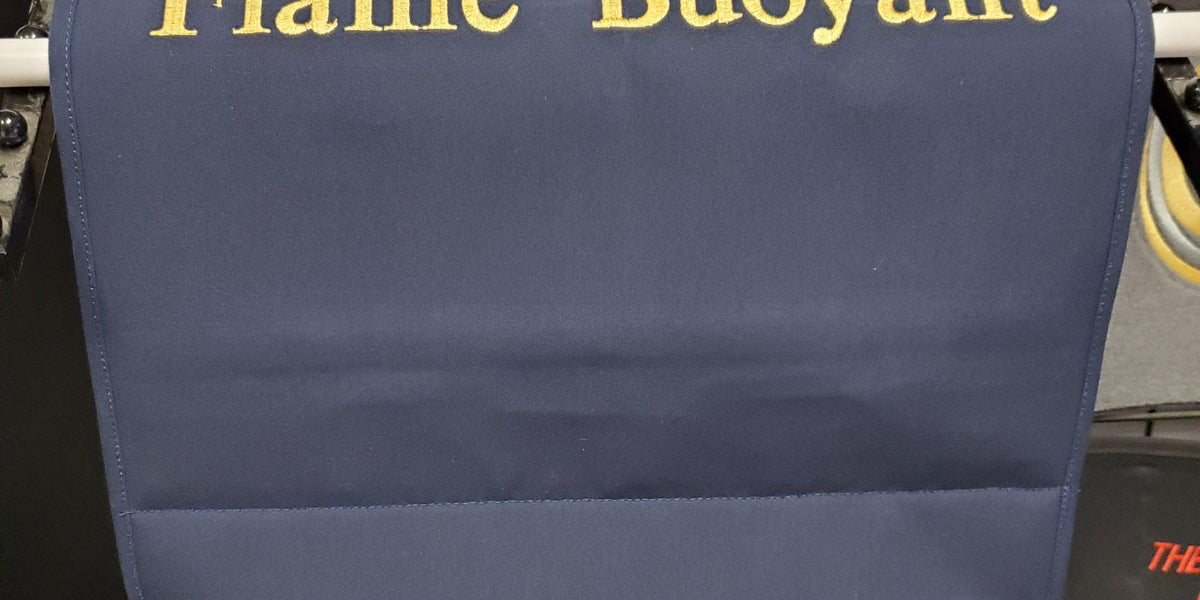 Custom 20"W X 36"L SUNBRELLA Canvas Gunwale Boarding Mat | Matworks